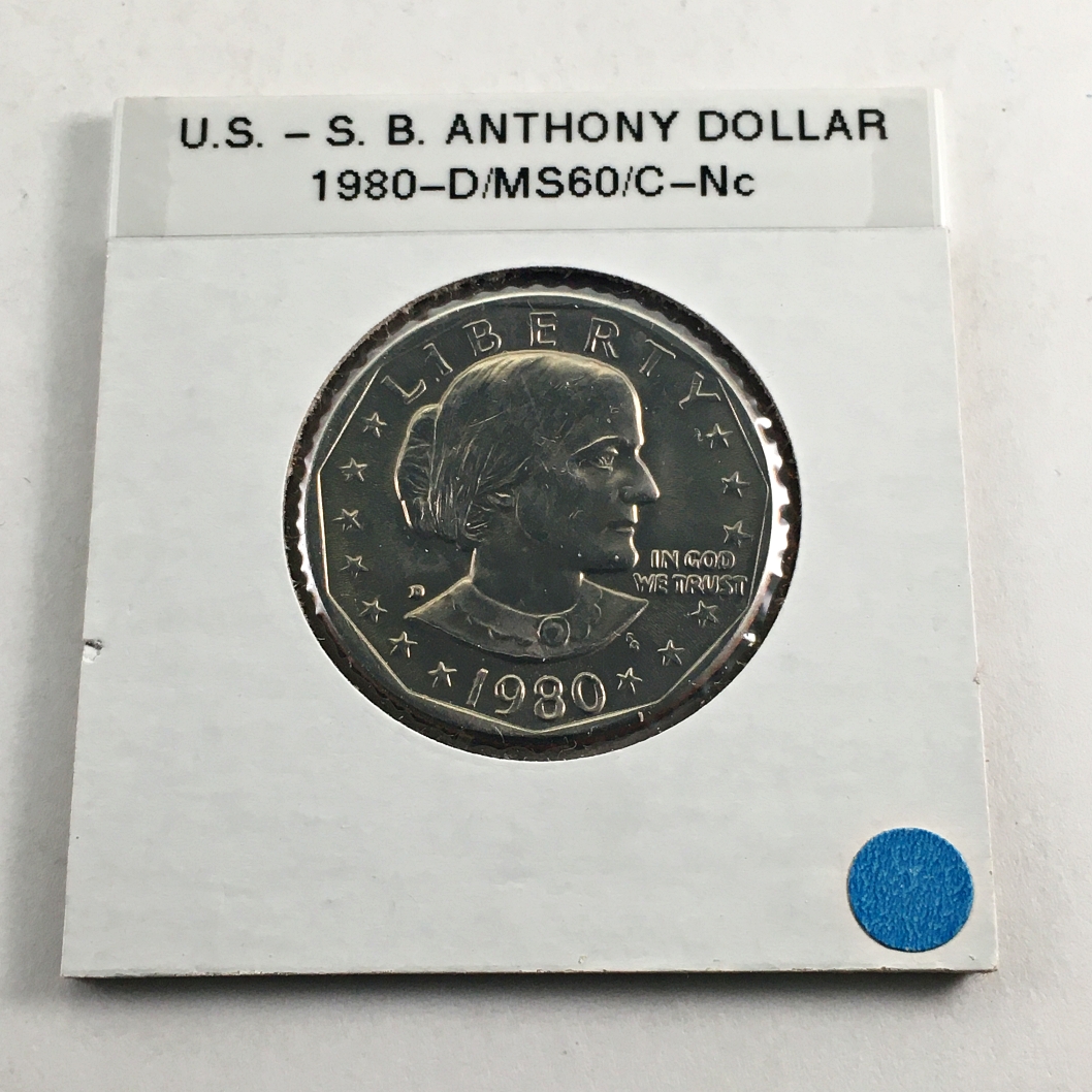 1980-D Susan B. Anthony Commemorative Dollar*High Grade | Property Room