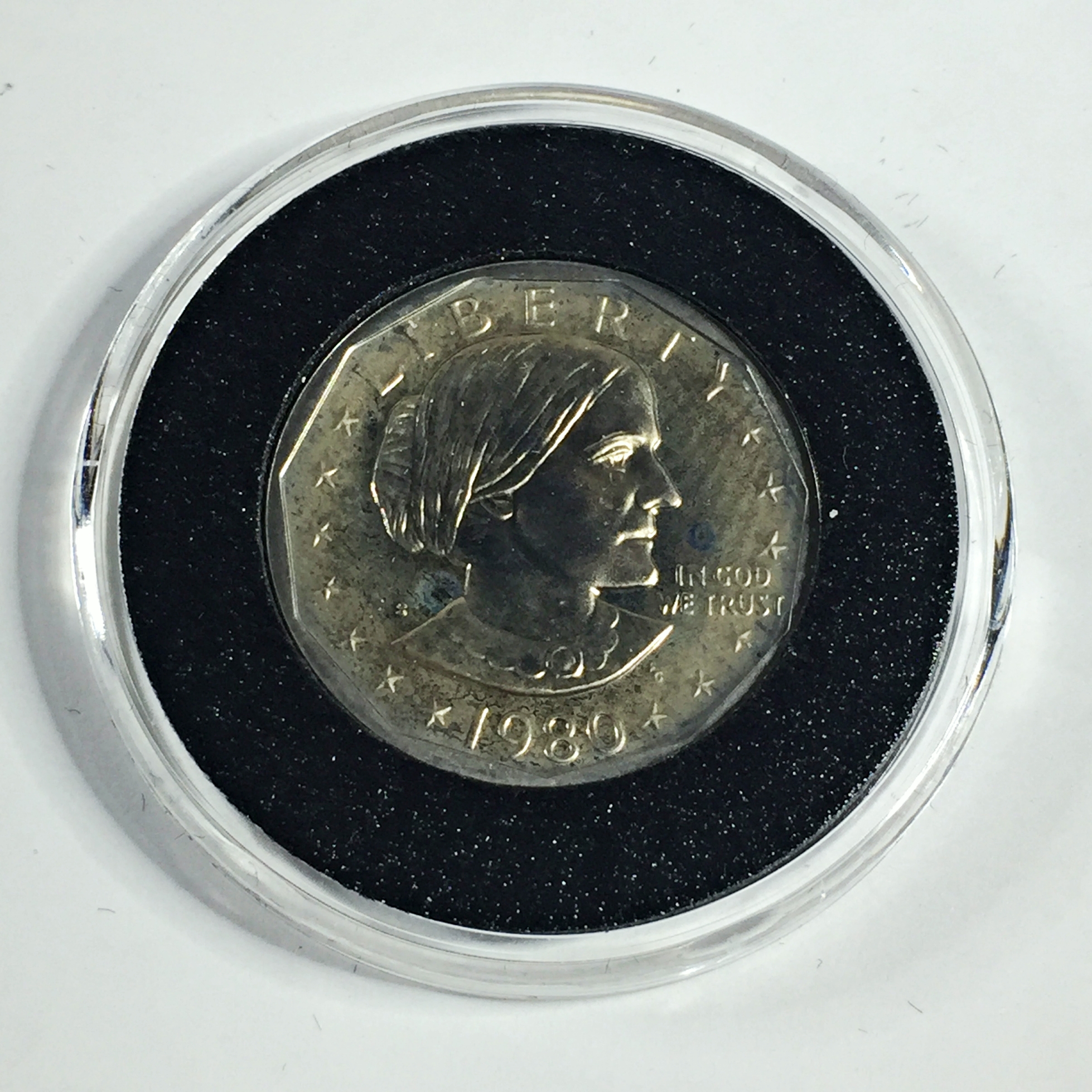 1980-S Proof Susan B. Anthony Dollar*DCAM*In Protective Capsule ...
