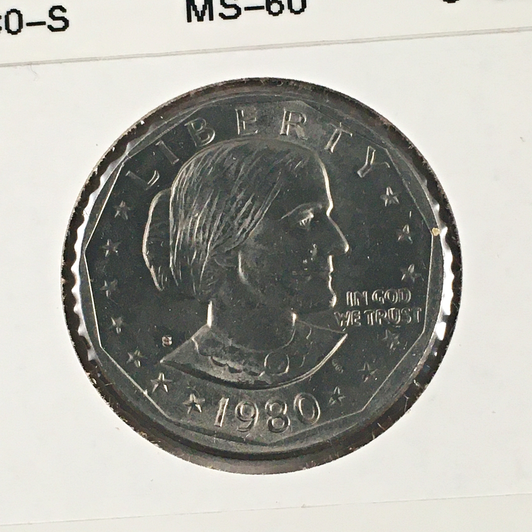 1980-S Susan B. Anthony Commemorative Dollar*High Grade | Property Room
