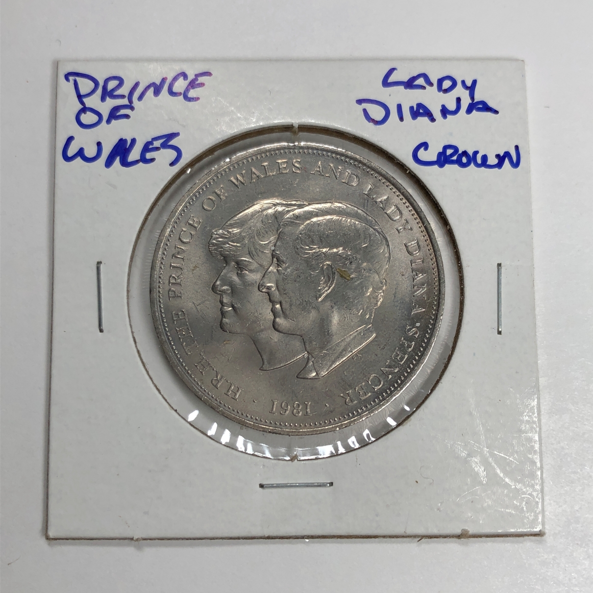 1981 British Crown Prince of Wales Lady Diana Commemorative | Property Room