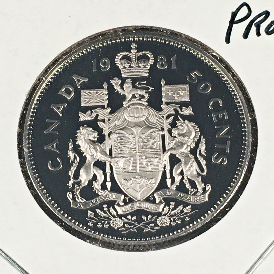 1981 Canada Proof 50 Cents*Deep Cameo | Property Room