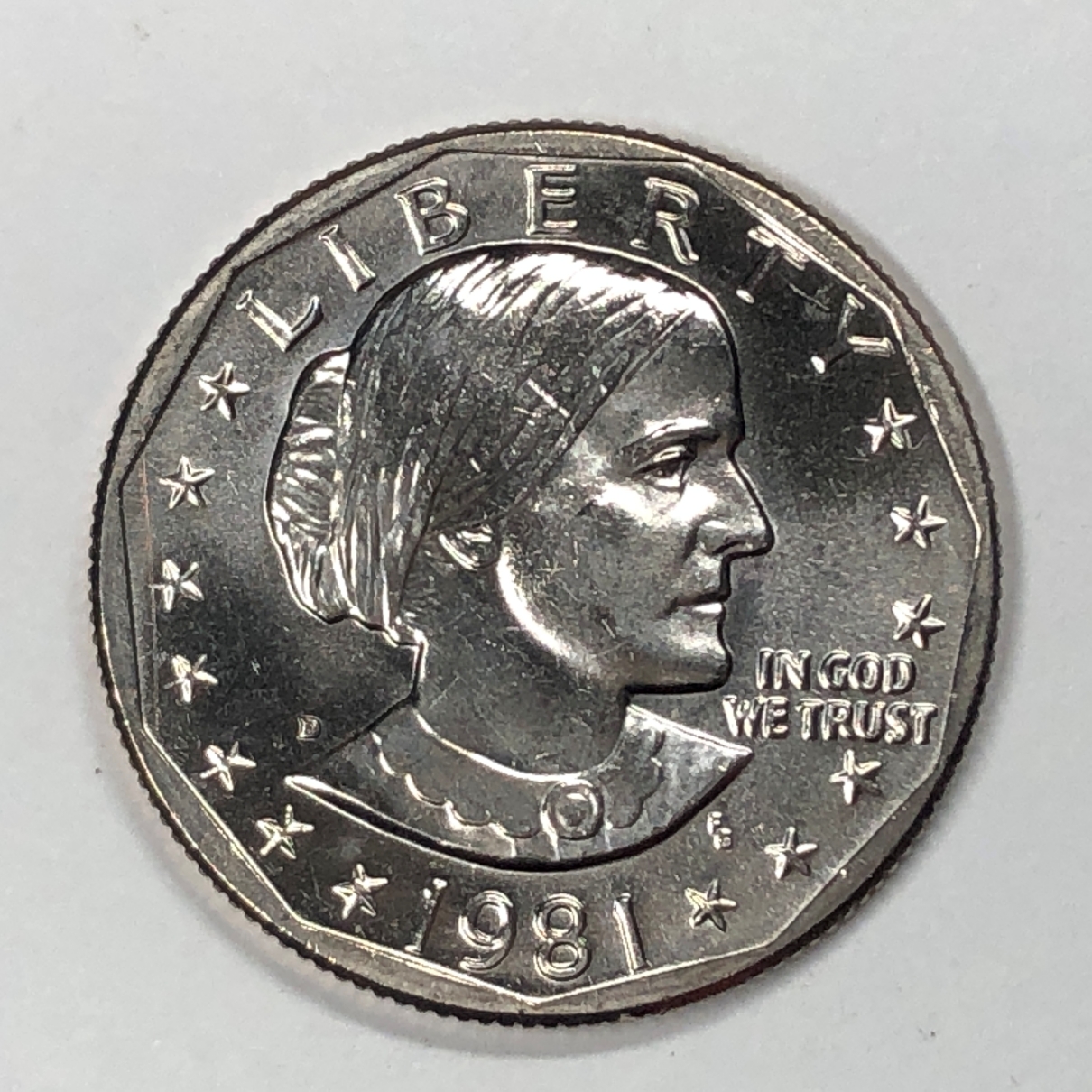 1981 D Susan B Anthony Dollar in Holder *High Grade | Property Room