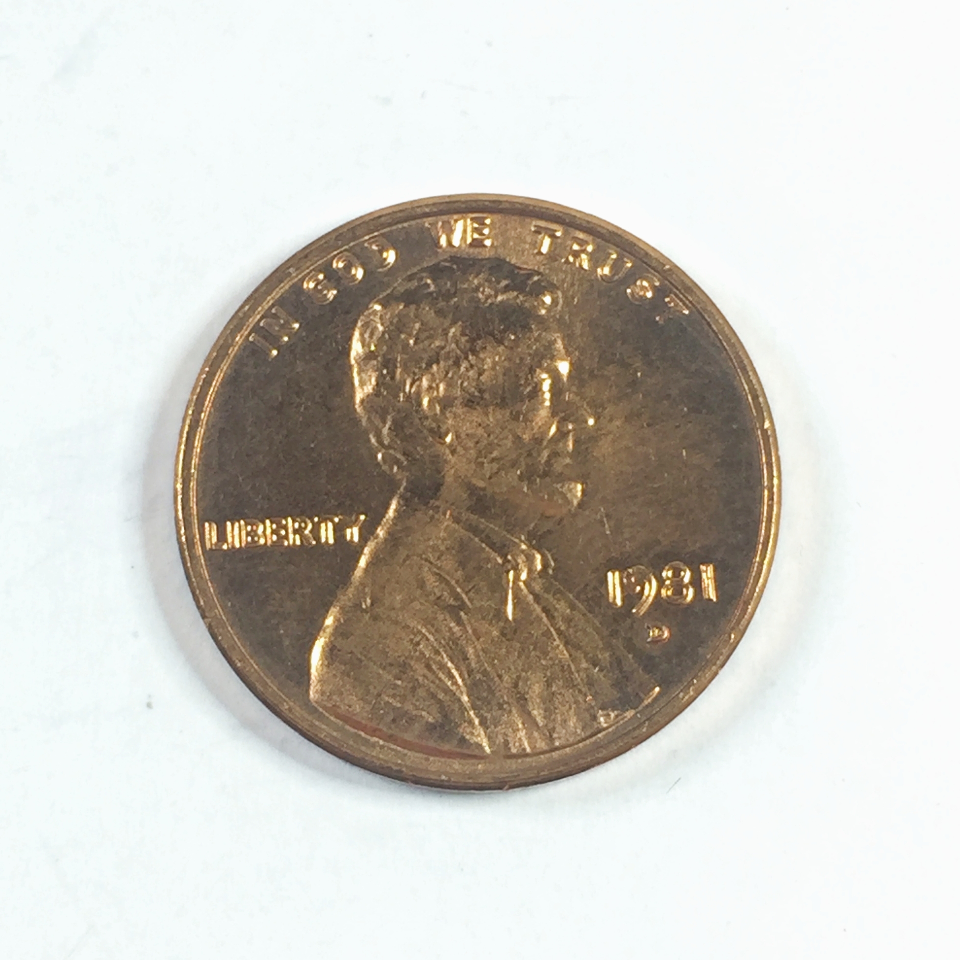 1981-D Lincoln Head Memorial Cent*Uncirculated Red | Property Room