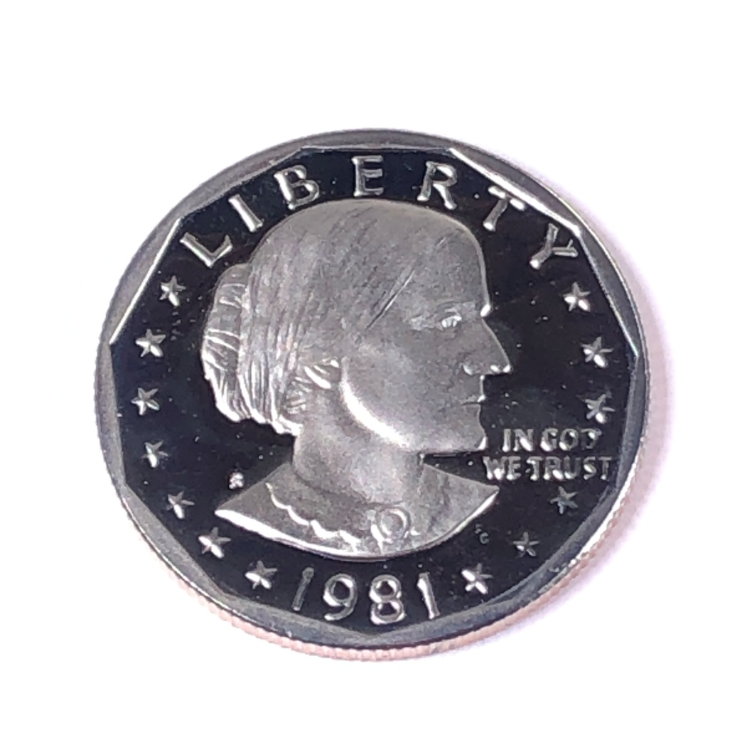 1981-S Proof Susan B. Anthony Commemorative Dollar*DCAM | Property Room