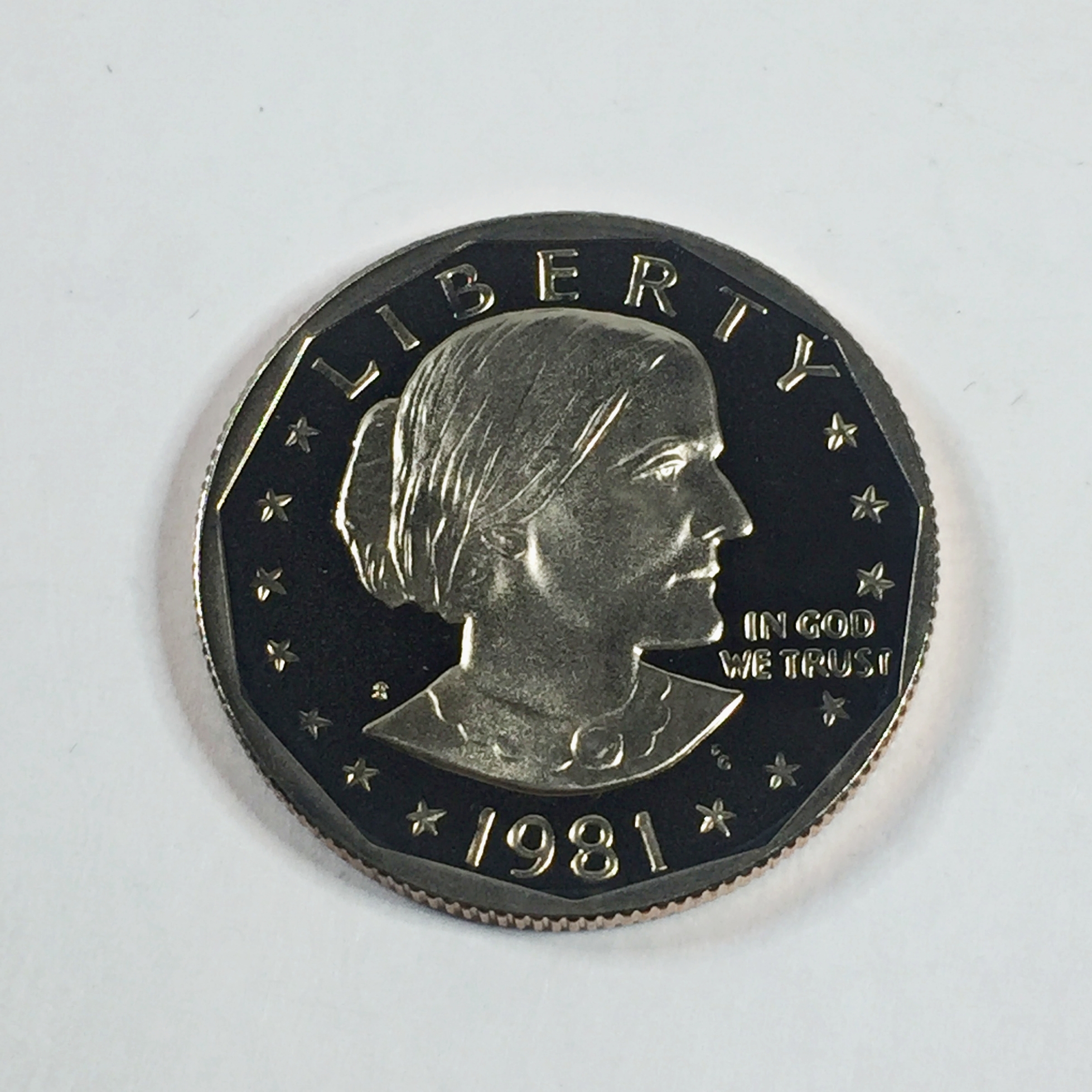 1981-S (type 1) Susan B. Anthony Proof Commemorative Dollar*DCAM ...