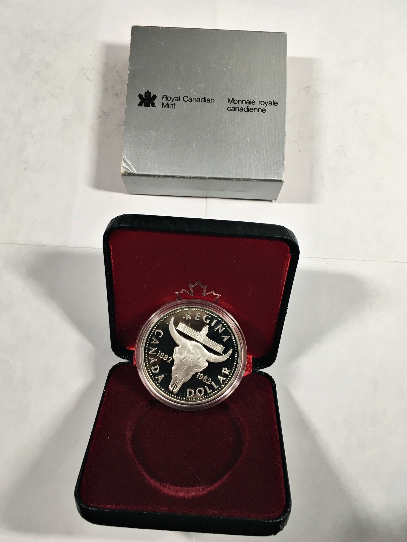 1982 Canada Silver Dollar Commemorating Regina's Centennial*In Original ...