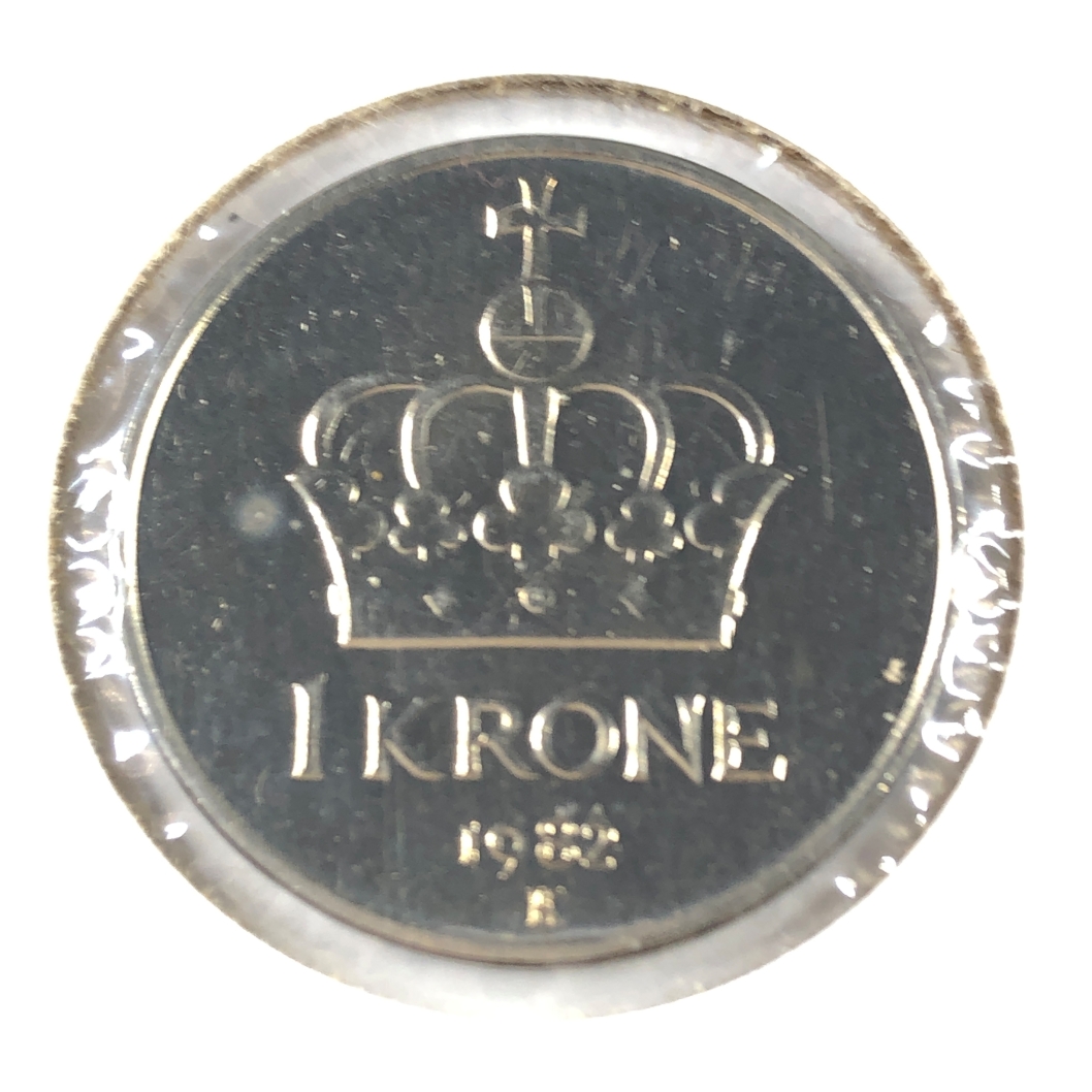 1982 Norway 1 Krone*Uncirculated with Nice Luster | Property Room