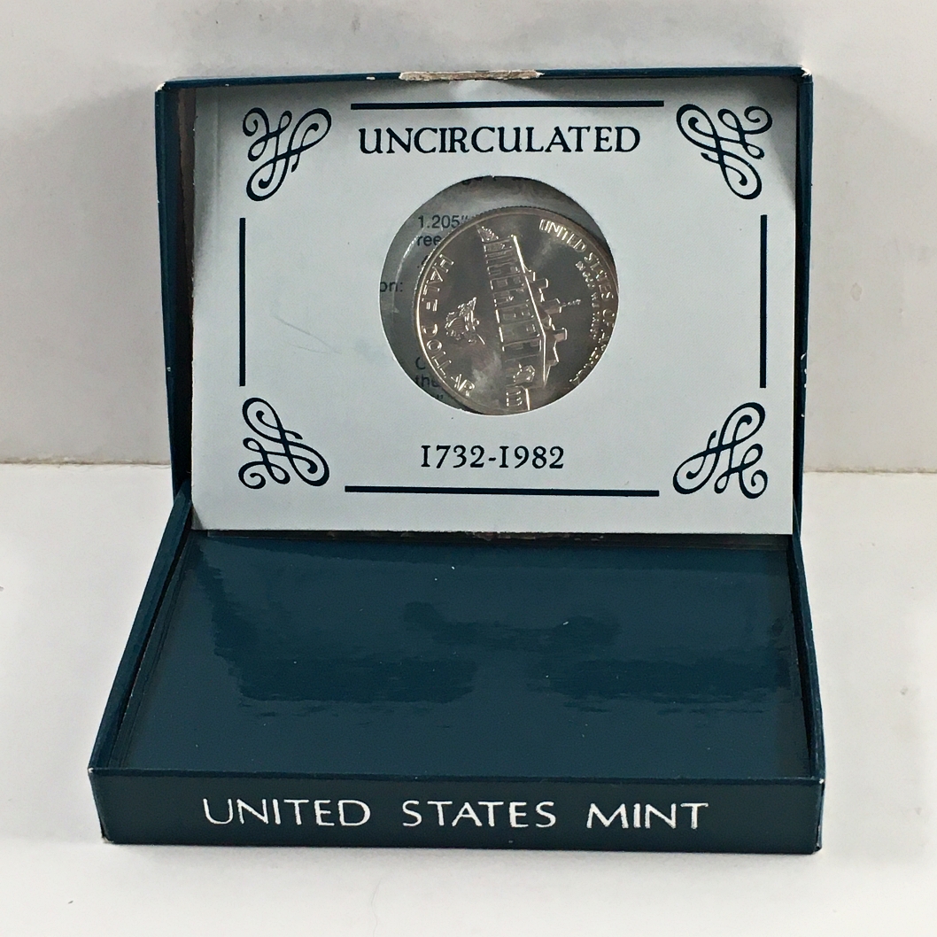 1982-D George Washington Commemorative Silver Half Dollar*Uncirculated ...