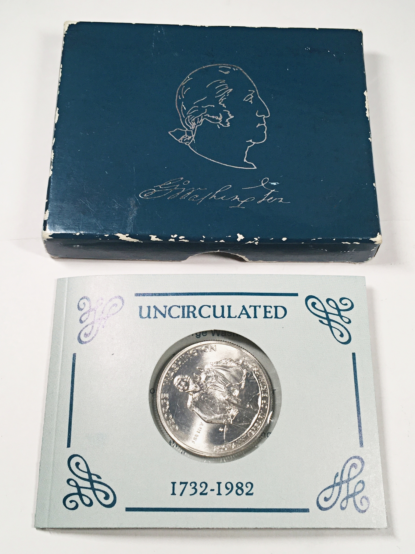 1982-D Silver George Washington Commemorative Half Dollar*Uncirculated ...