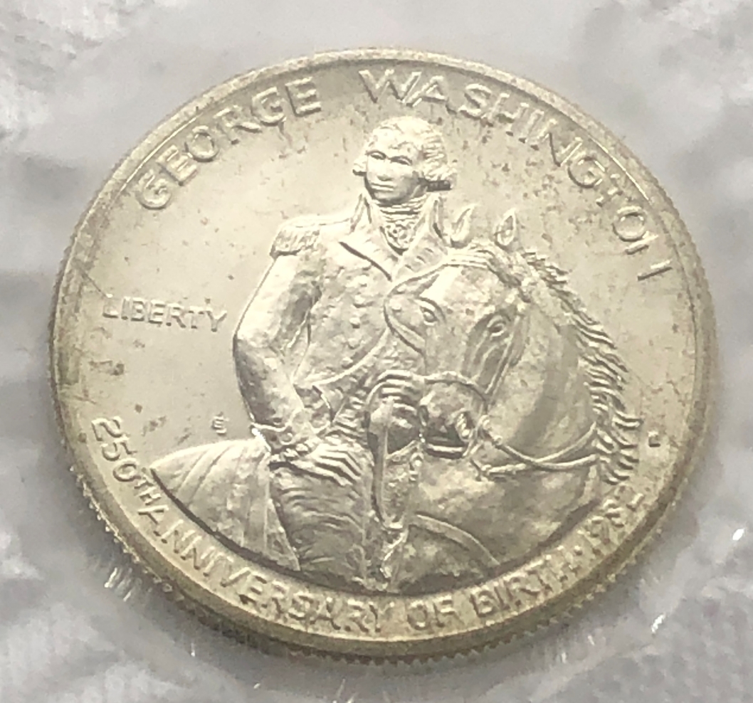 1982-D Silver George Washington Commemorative Half Dollar*Uncirculated ...