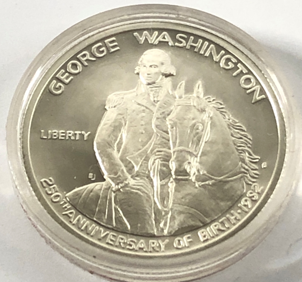 1982-S George Washington Proof Silver Half Dollar Commemorative*Deep ...