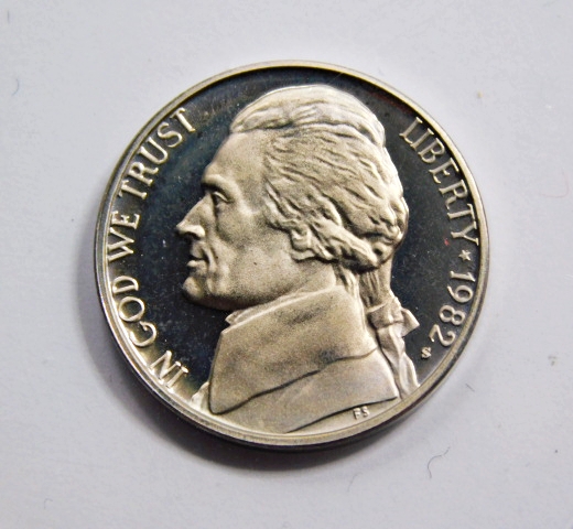 1982-S Proof Jefferson Nickel*DCAM | Property Room