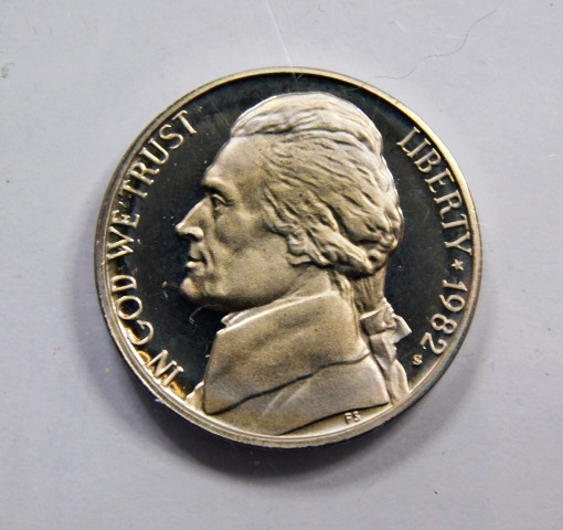 1982-S Proof Jefferson Nickel*DCAM | Property Room