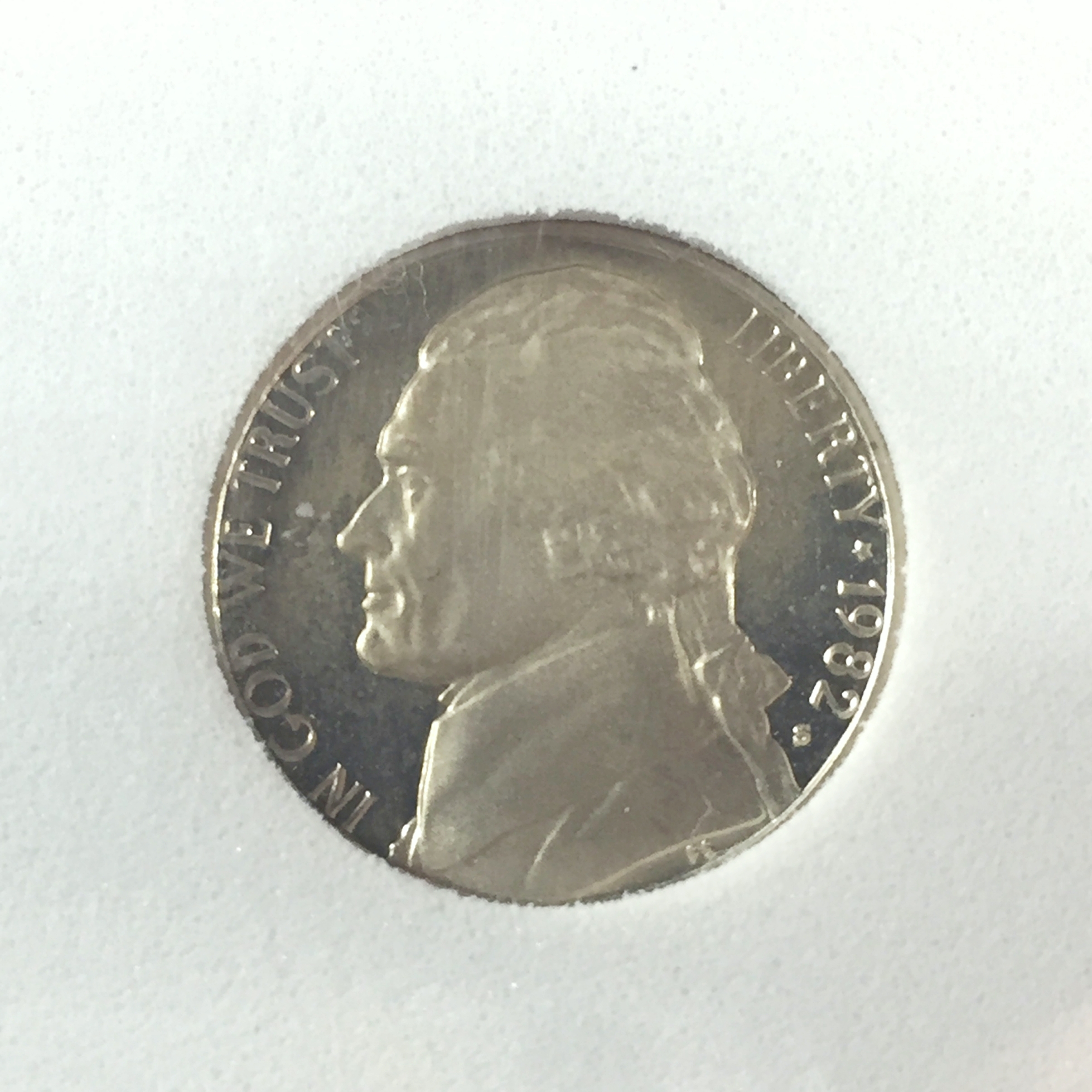 1982-S Proof Jefferson Nickel*Graded PR70 CAM by SGS | Property Room