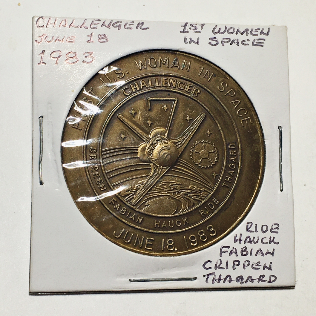 1983 Challenger*First Woman in Space*Bronze*39mm | Property Room