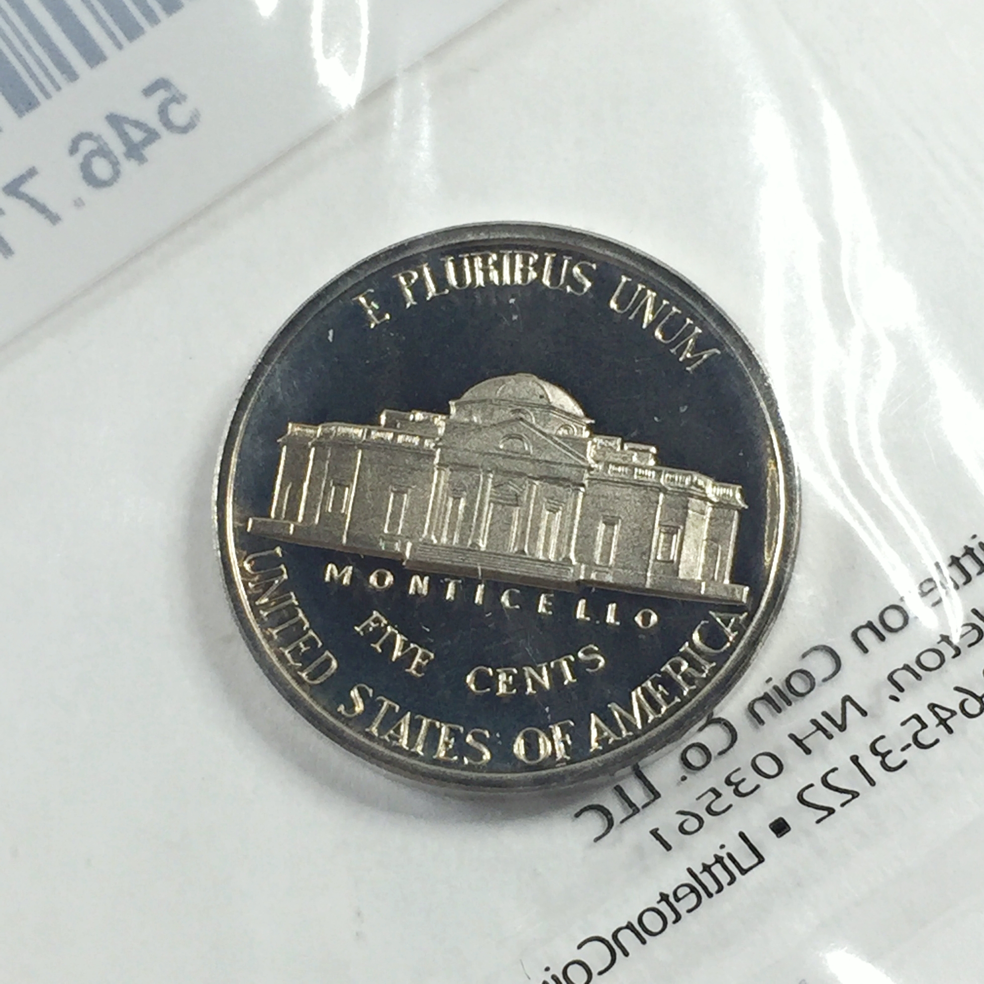 1983-S Proof Jefferson Nickel*Graded Ch Proof 63 by Littleton Coin ...