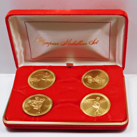 1984 Collection of United States Commemorative Olympic Medallion Issues ...