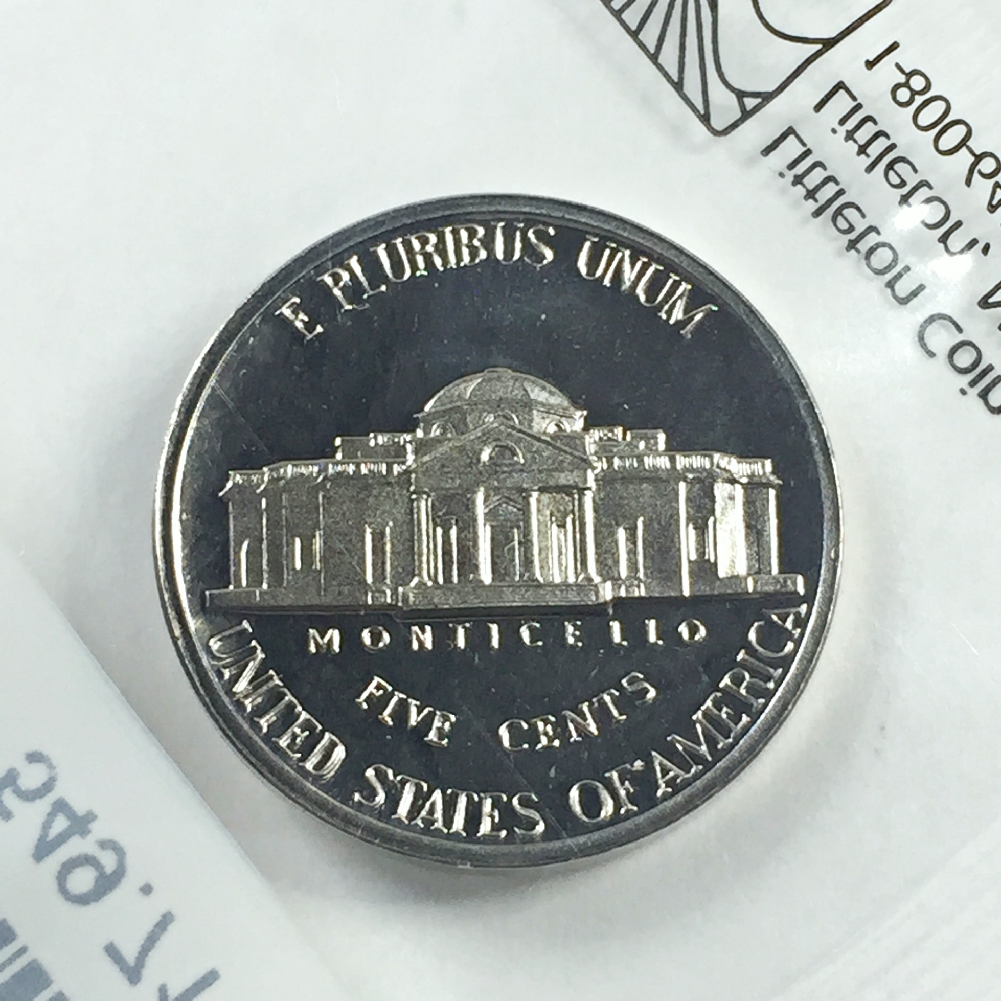 1984-S Proof Jefferson Nickel*Graded Ch Proof 63 by Littleton Coin ...