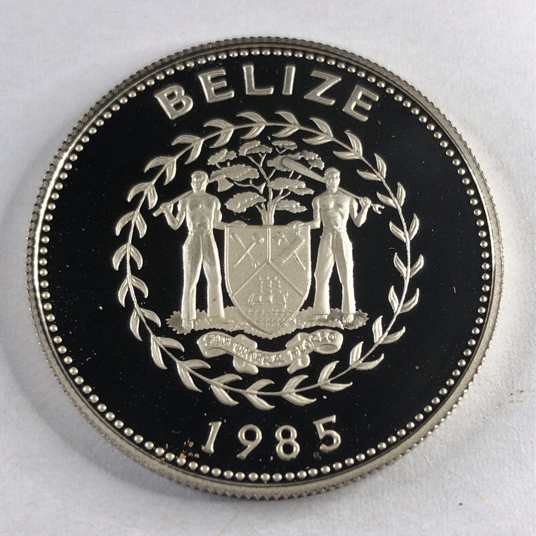 1985 Belize Proof Silver $1*Deep Cameo | Property Room