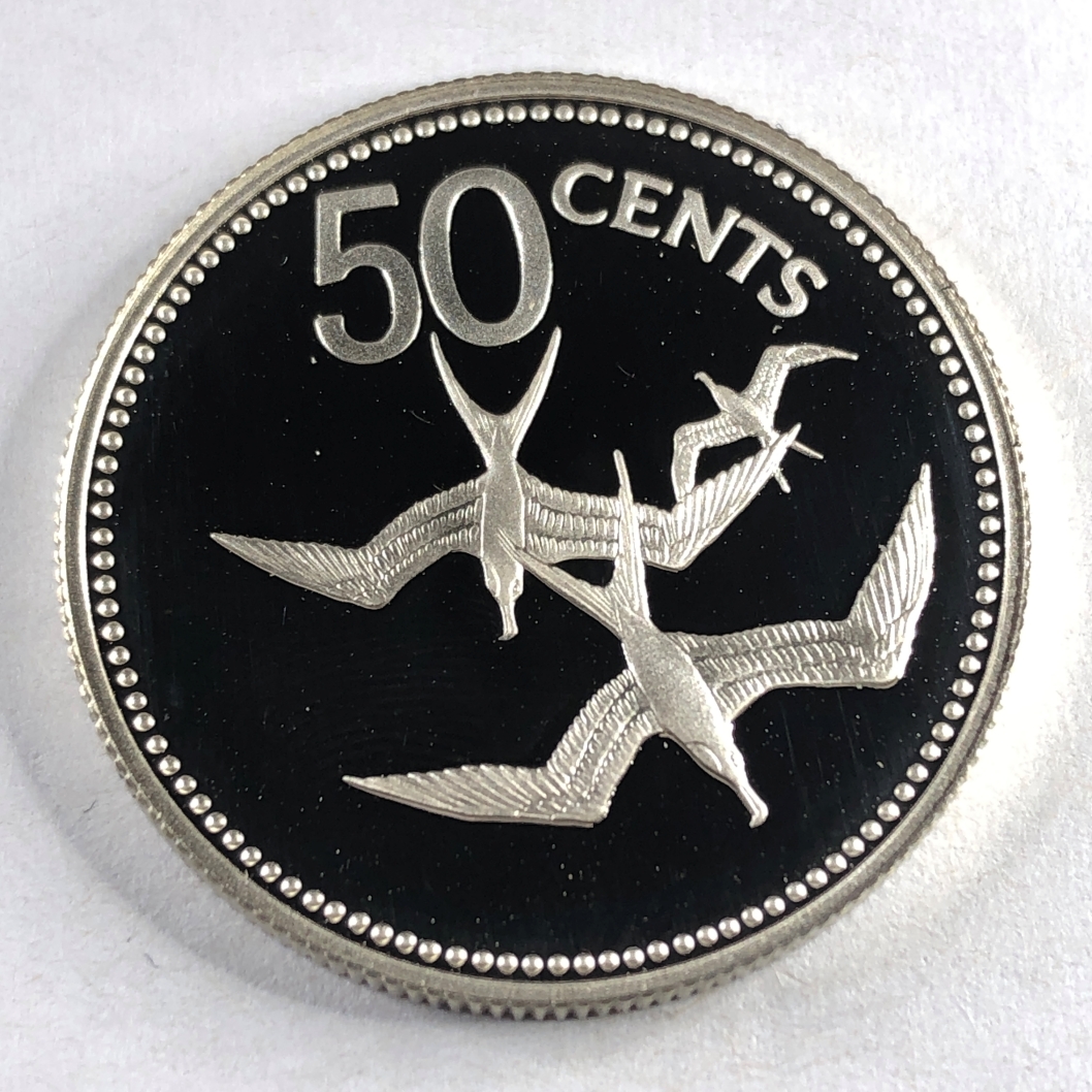1985 Belize Proof Silver 50 Cents*Deep Cameo | Property Room