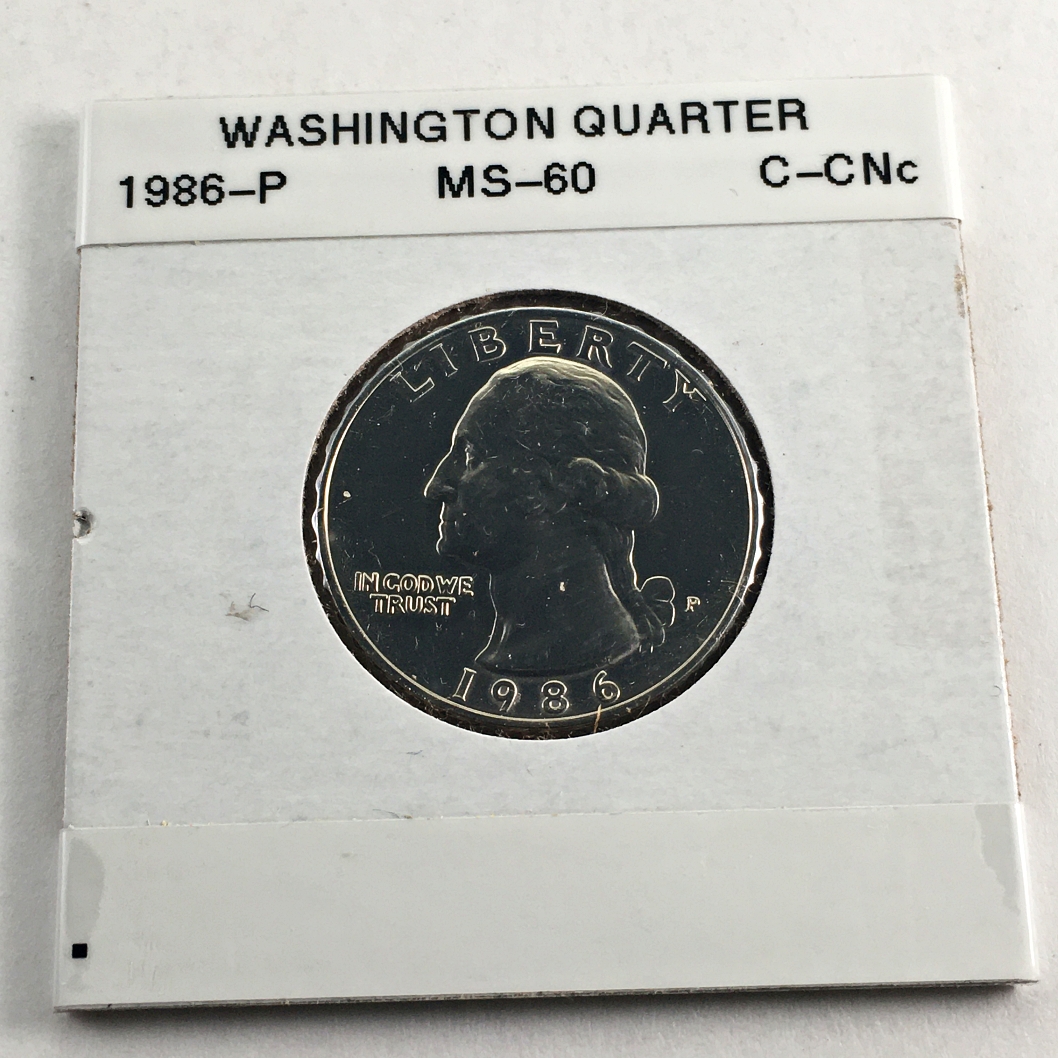 1986-P Washington Quarter*High Grade*Nice Luster | Property Room