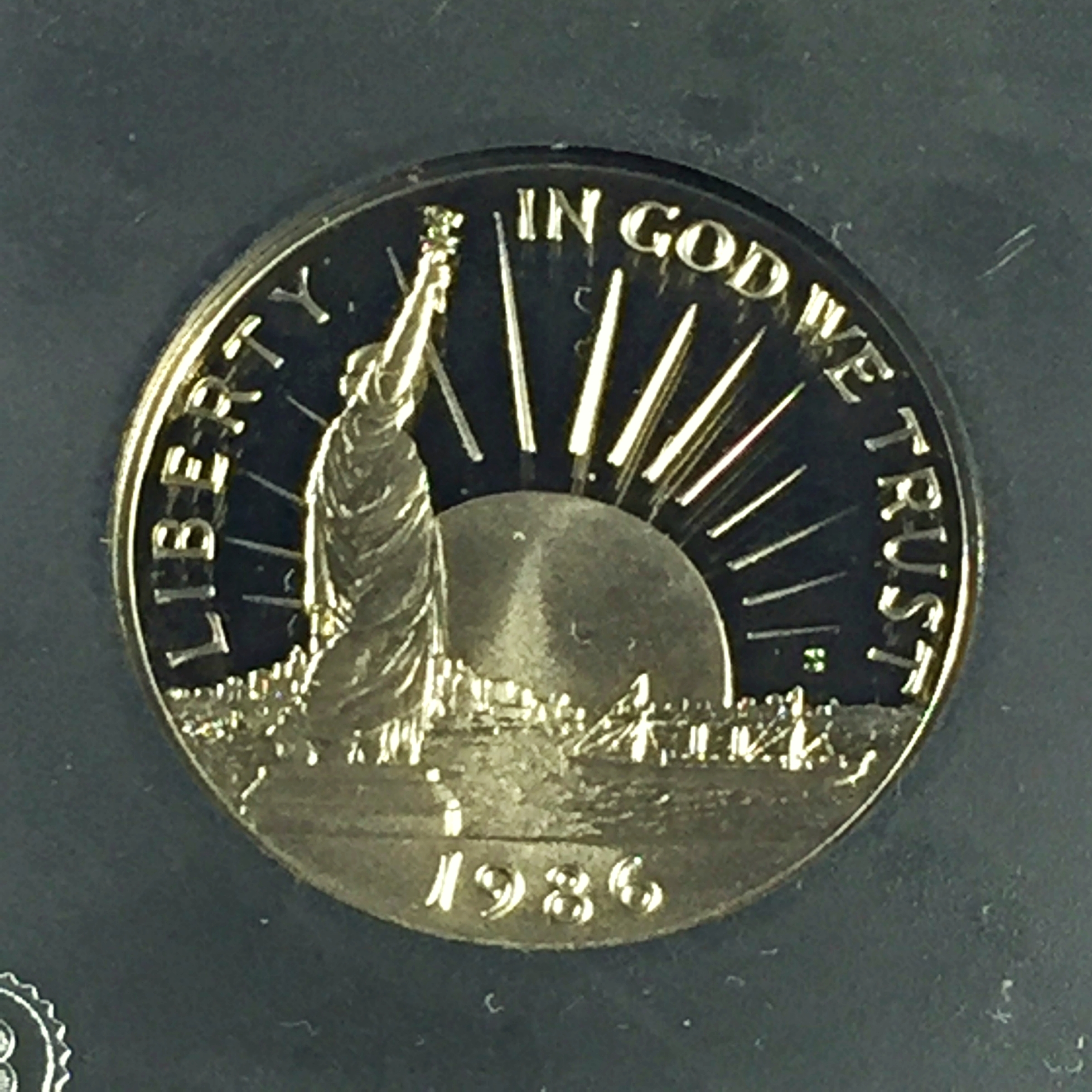 1986-S Proof Statue of Liberty/Ellis Island Commemorative Half Dollar ...