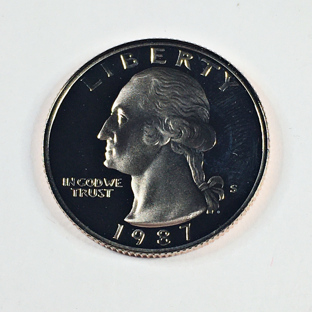 1987-S Proof Washington Quarter*DCAM | Property Room