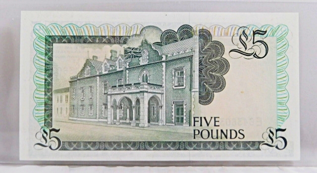 1988 Gibraltar 5 Pounds Crisp Unciruclated Bank Note | Property Room