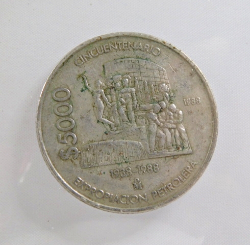 1988 Mexico $5000 Pesos | Property Room