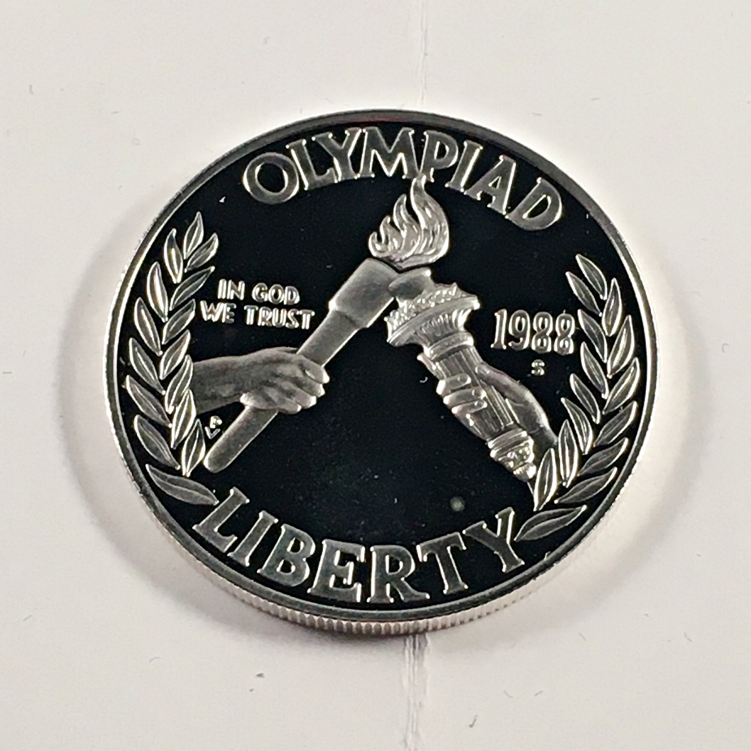 1988-S Olympiad/Seoul Proof Silver Dollar*Deep Cameo | Property Room
