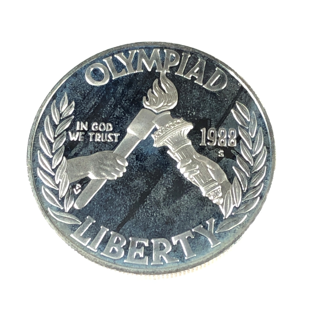 1988-S Seoul Olympiad Commemorative Proof Silver Dollar*Deep Cameo*In ...
