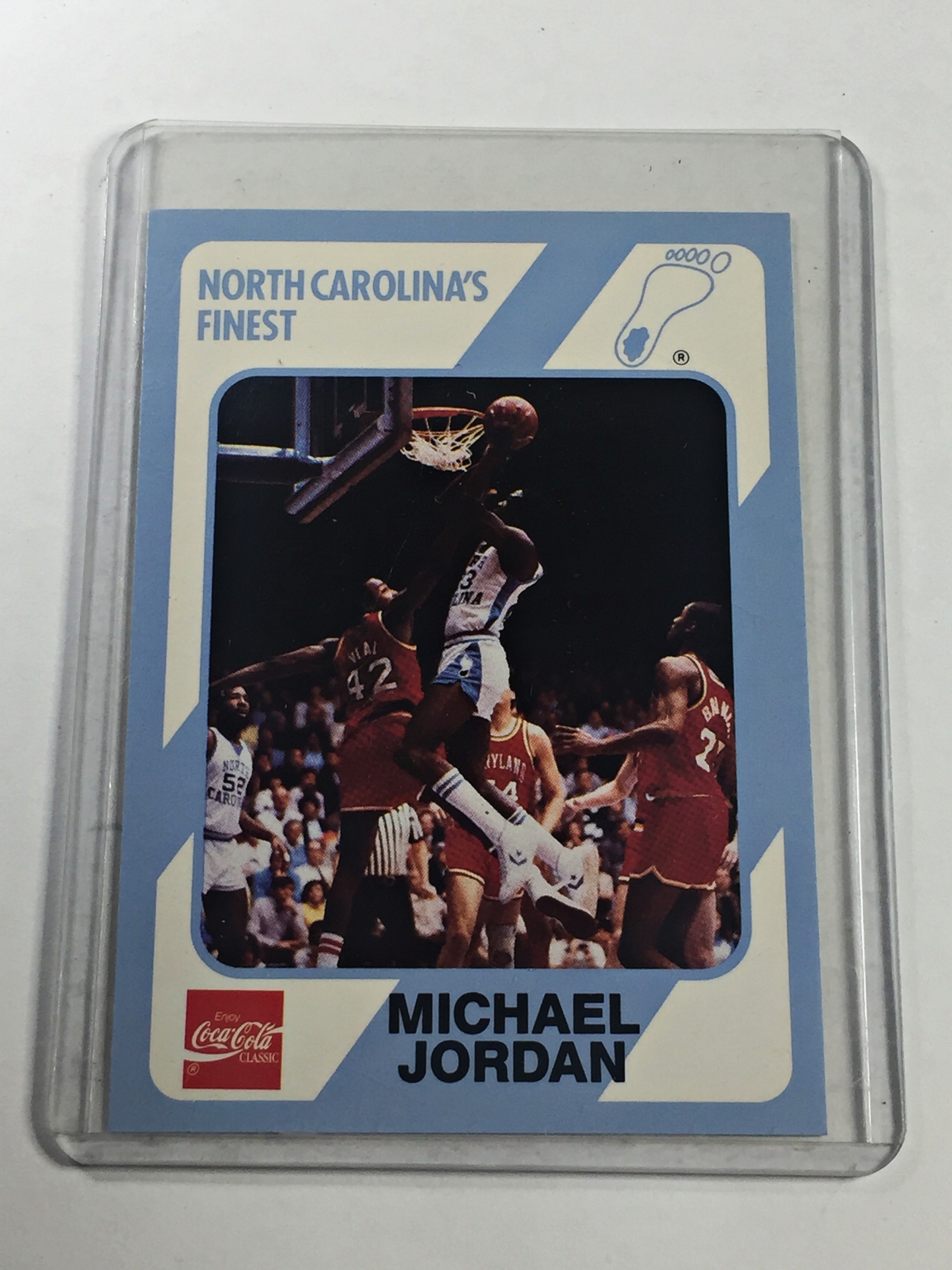 1989 MICHAEL JORDAN Trading Card*North Carolina Collegiate Collection ...