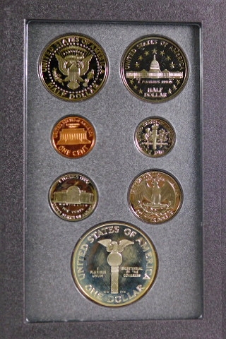 1989 United States Mint Prestige Set w/U.S. Congress Proof Silver ...