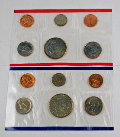 1989 United states Mint Uncirculated Coin Set*With D and P Mint Marks ...