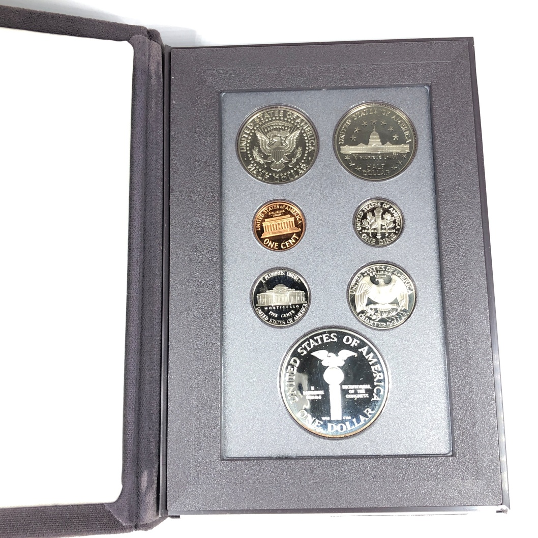 1989 United States Prestige Set*Silver Dollar Commemorates Bicentennial ...