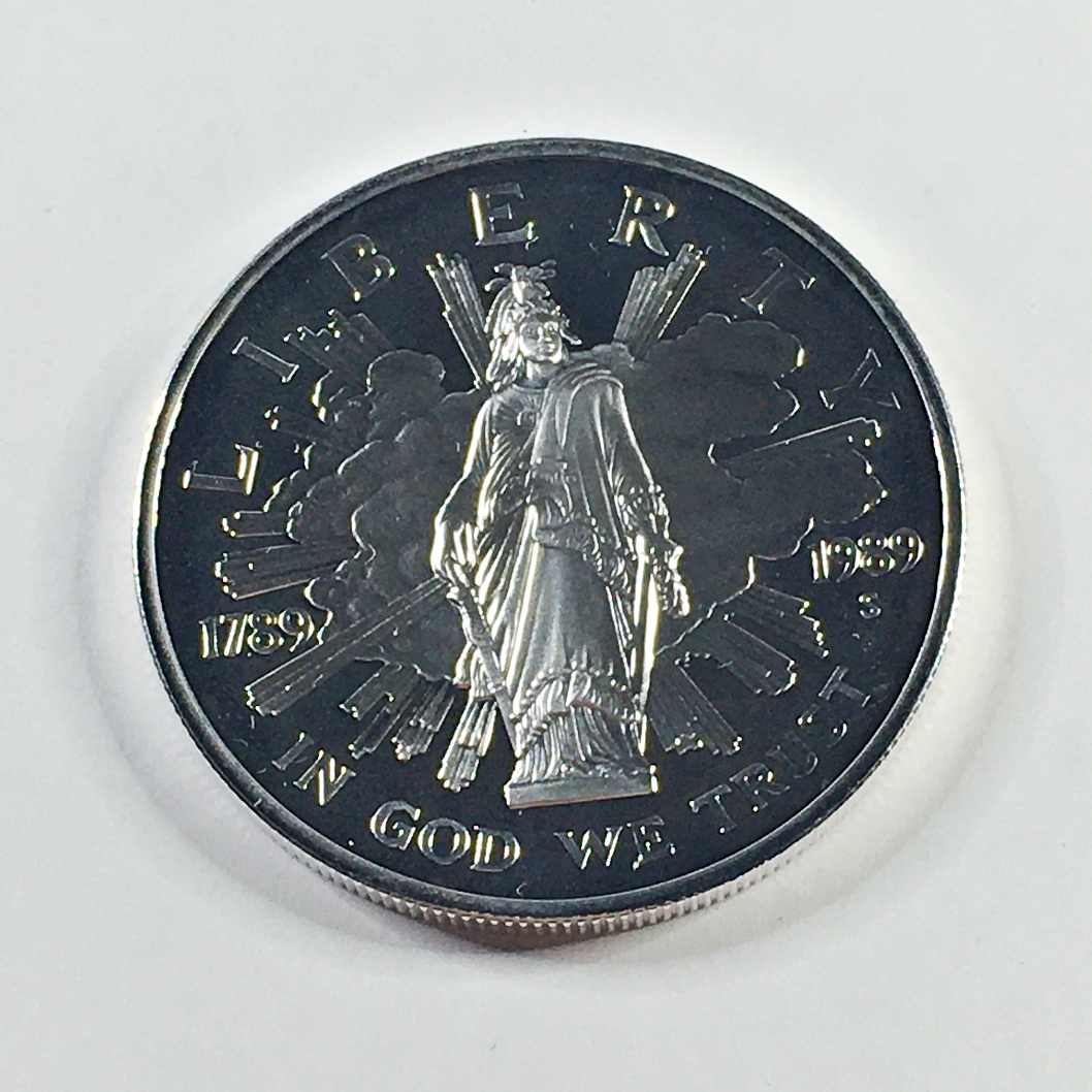1989-S Proof Bicentennial of Congress Commemorative Silver Dollar*Deep ...