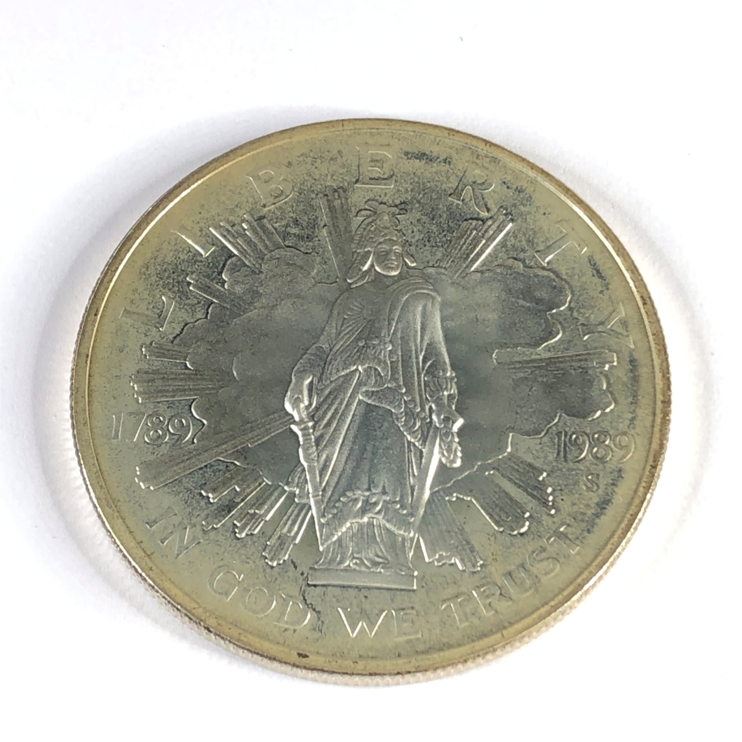 1989-S US Congress Bicentennial Commemorative Proof Silver Dollar*DCAM ...