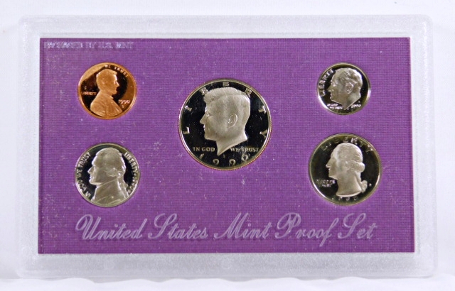 1990 United States Mint Proof Set - With Original Mint Box | Property Room