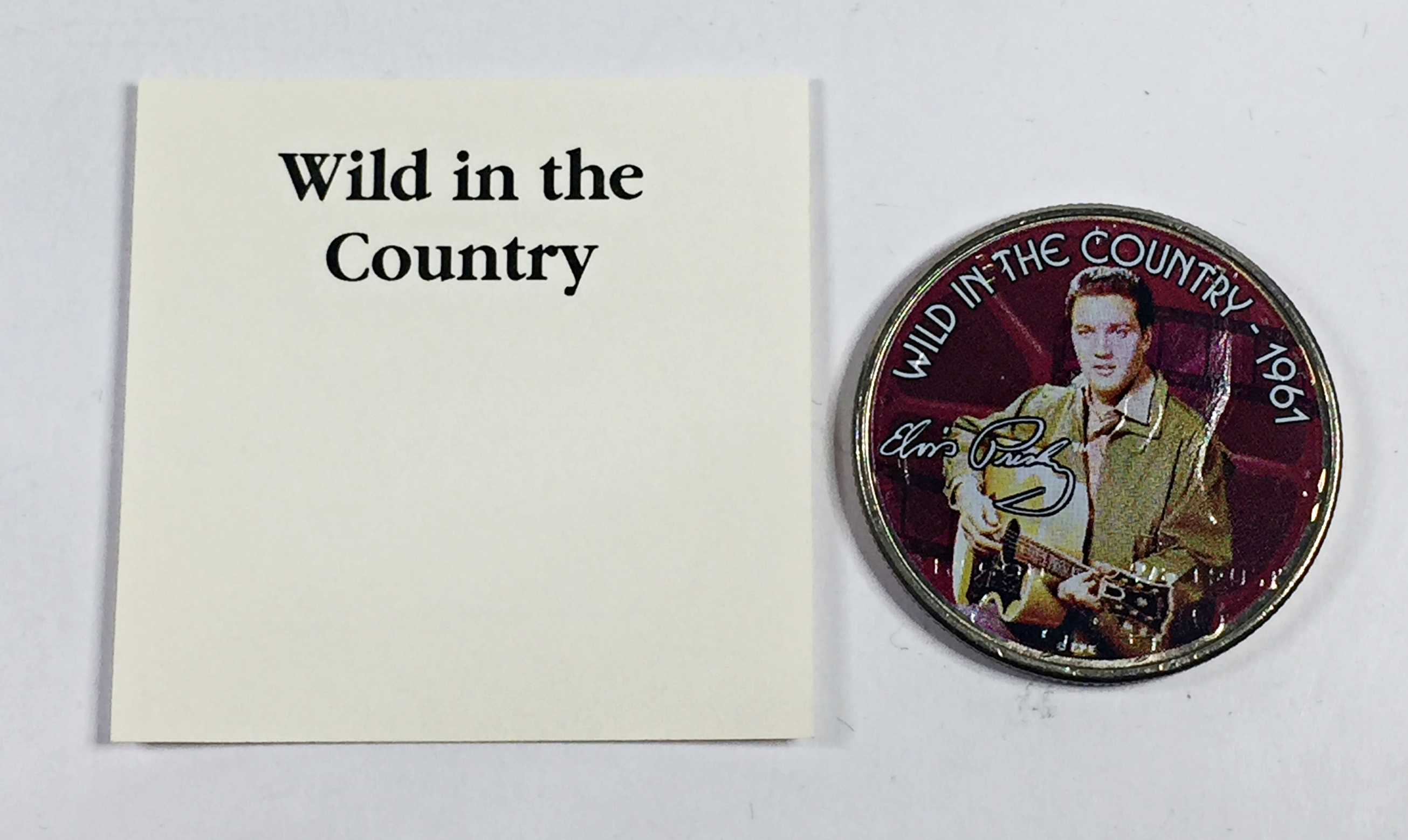 1990-D Colorized Kennedy Half Dollar*Commemorating Elvis Presley and ...