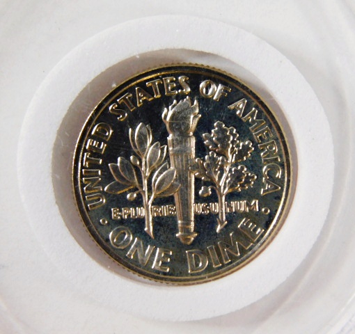1990-S Proof Roosevelt Dime*DCAM*In Protective Capsule | Property Room