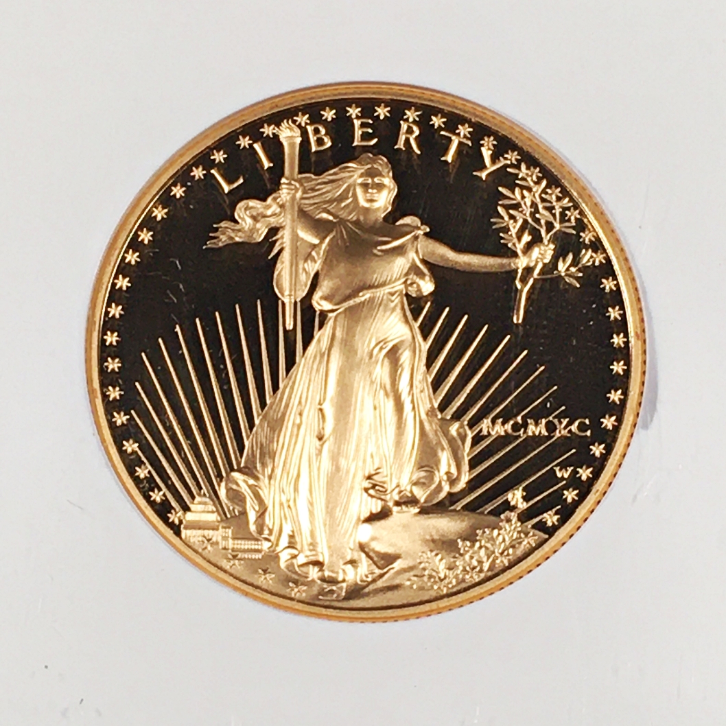 1990-W $50 Proof Gold Eagle*Graded PF69 ULTRA CAMEO by NGC*West Point ...