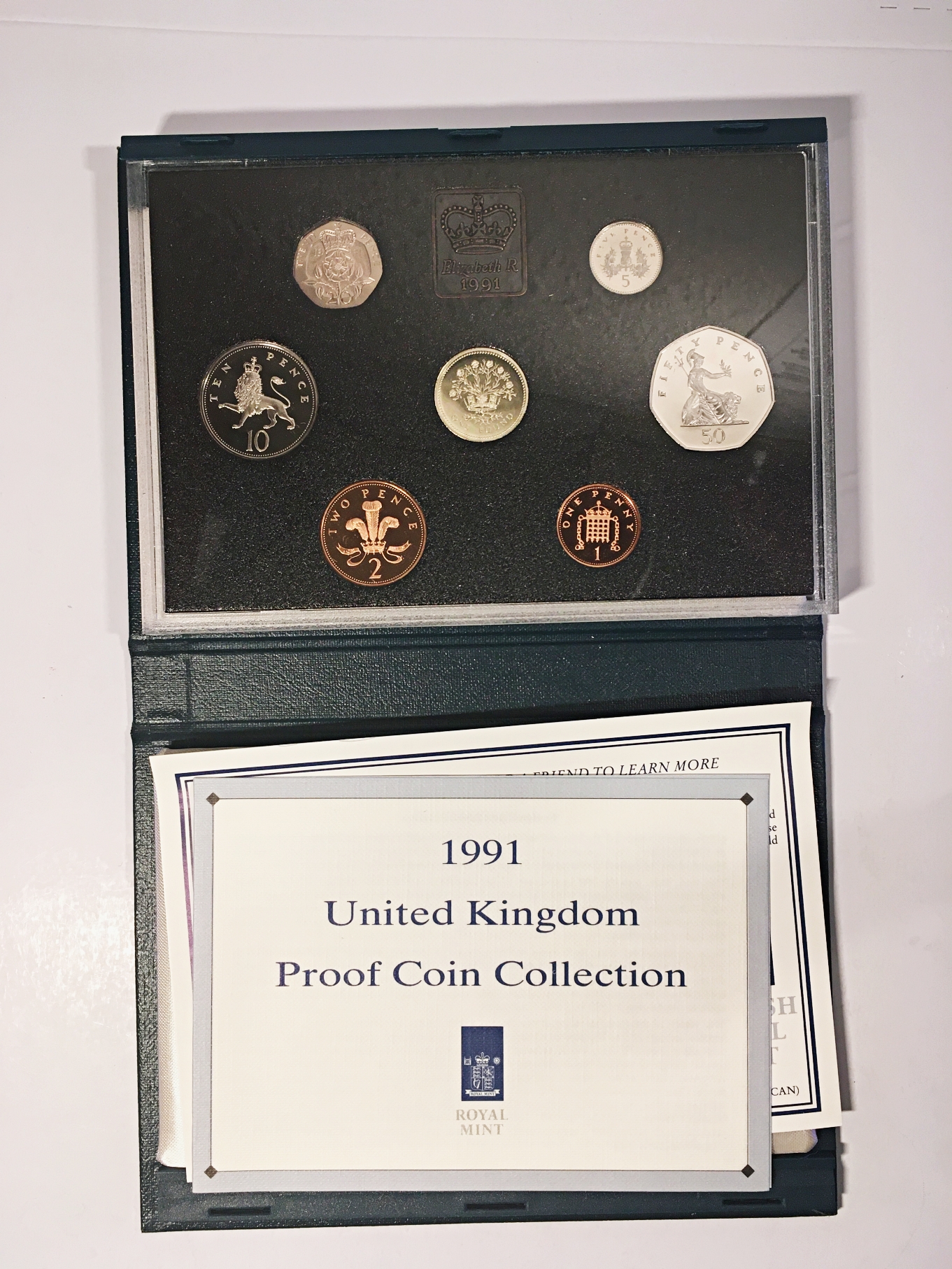 1991 United Kingdom Proof Coin Collection*In Original British Royal ...