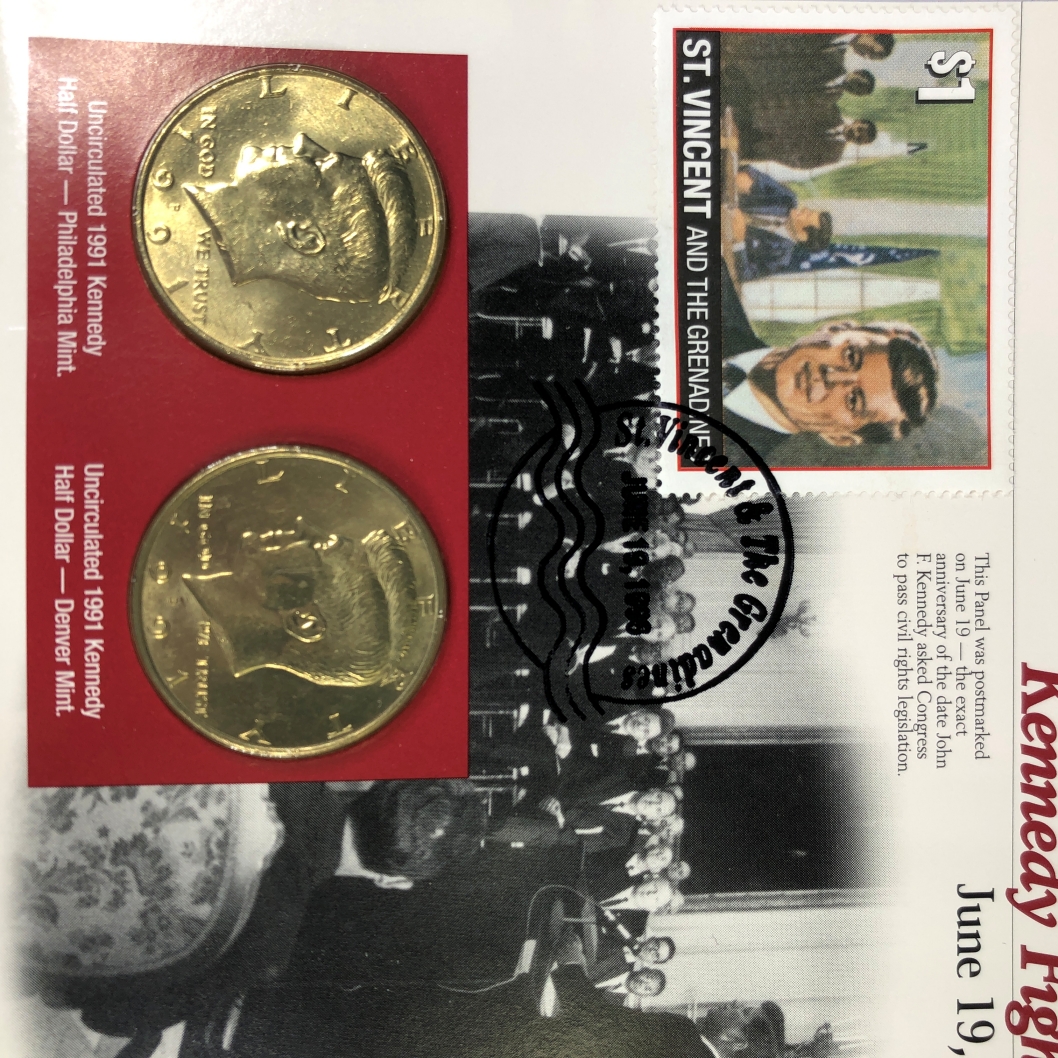 1991-P & D 24K Gold Layered Kennedy Half Dollars*Also Two commemorative ...