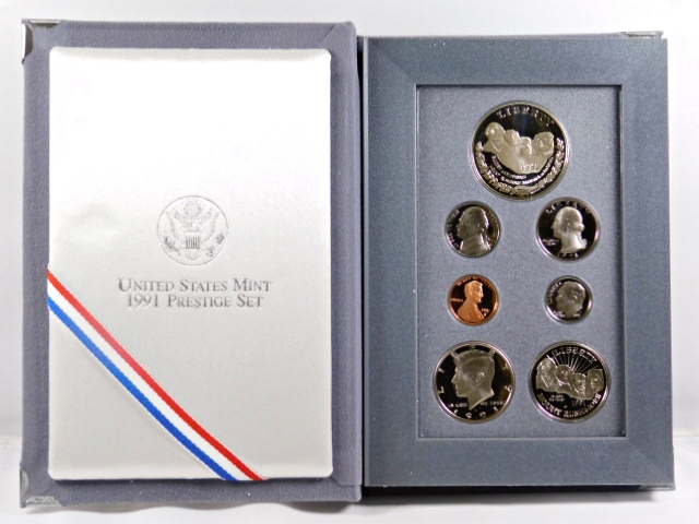 1991-S US Mint Prestige Set*Includes Mount Rushmore Anniversary Proof ...