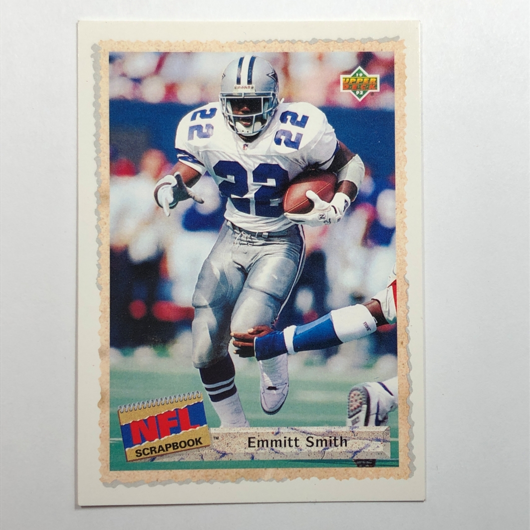 1992 Upper Deck NFL Hall of Famer Emmitt Smith Card *Excellent ...