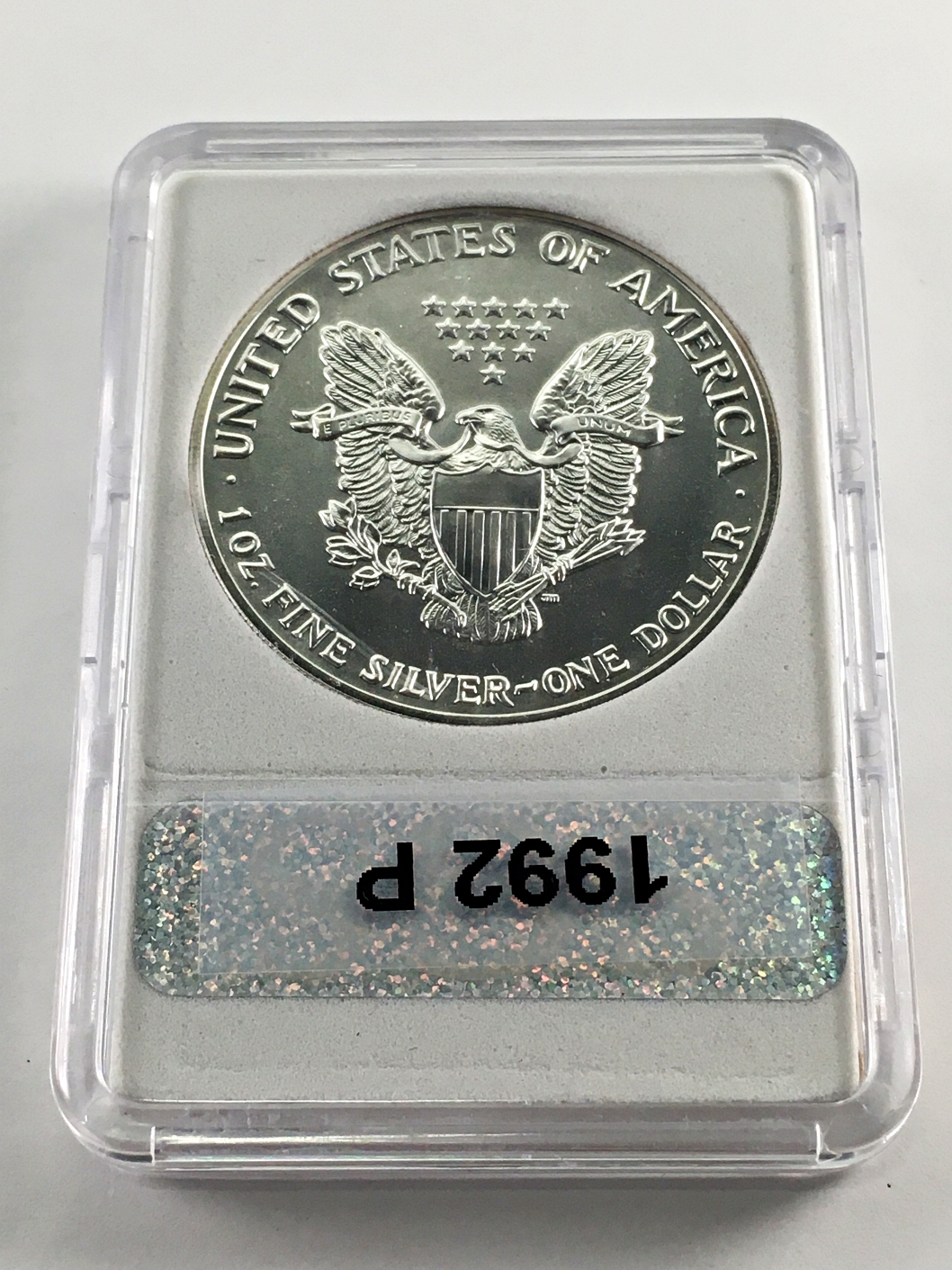 1992-P American Silver Eagle*Graded MS69 by SGS*1oz .999 Fine Silver | Property Room