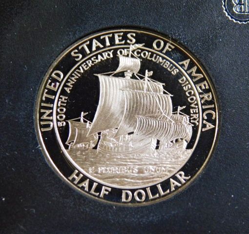 1992-S Proof Christopher Columbus 500th Anniversary Commemorative Half ...