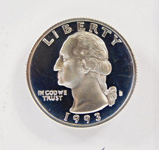 1993-S Proof Silver Washington Quarter*DCAM | Property Room