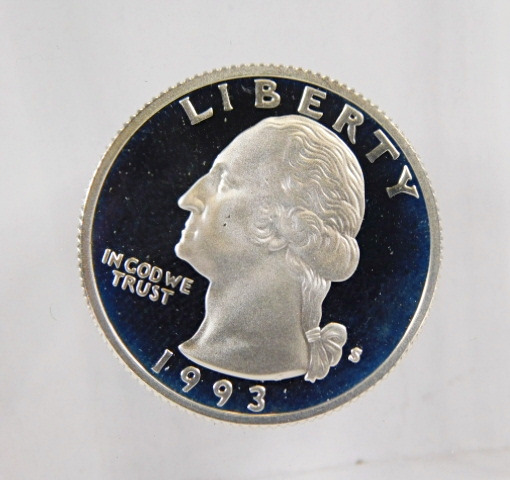 1993-S Proof Silver Washington Quarter*DCAM | Property Room