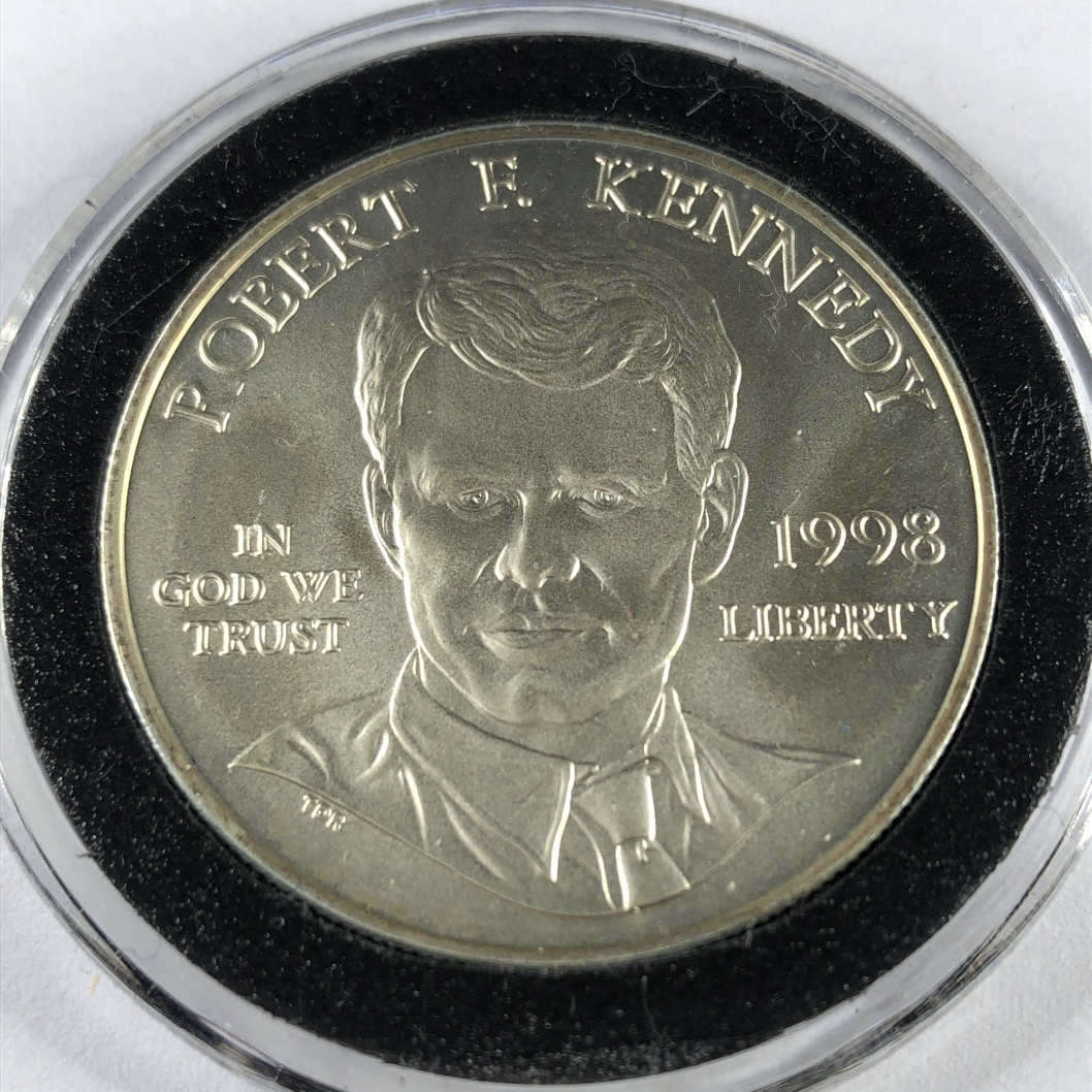 1998-S Robert F. Kennedy Commemorative Uncirculated Silver Dollar*In ...